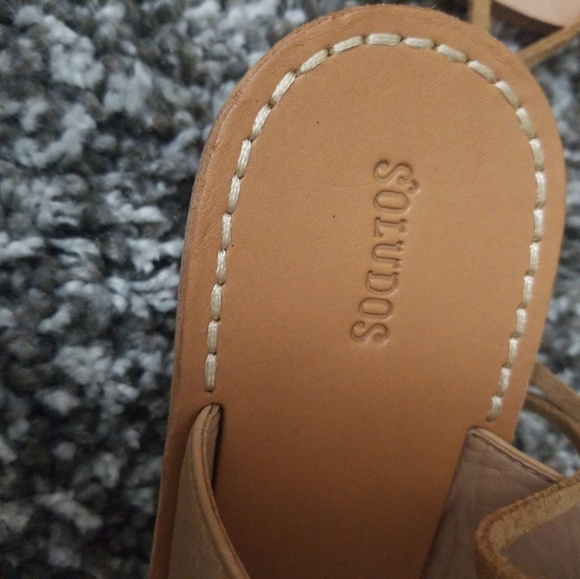 Soludos | Shoes | Soludos Block Heel Ankle Rope Sandals Size Us 75 ...